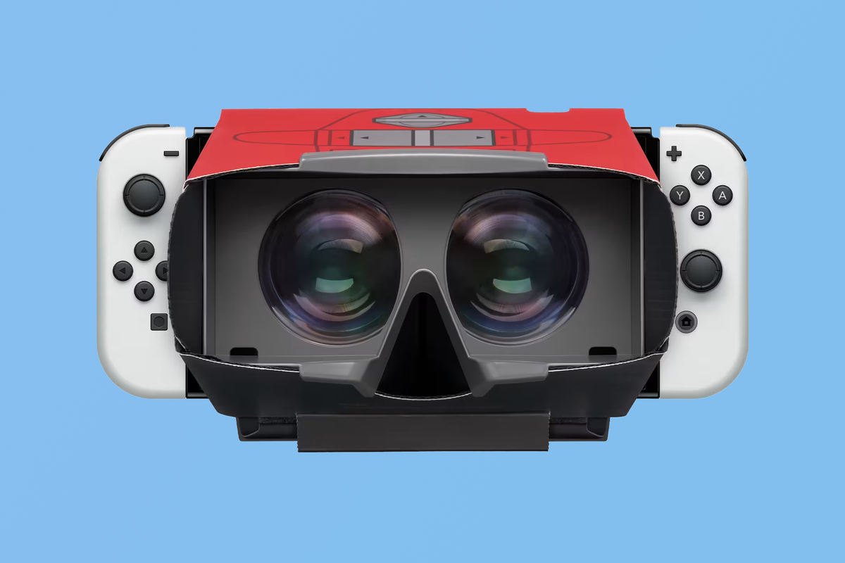 Nintendo’s retro ‘90s VR headset is making a comeback…