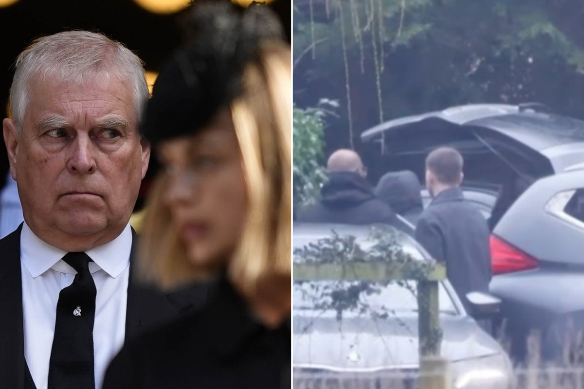 Watch: Vehicles arrive at Sandringham as Andrew…