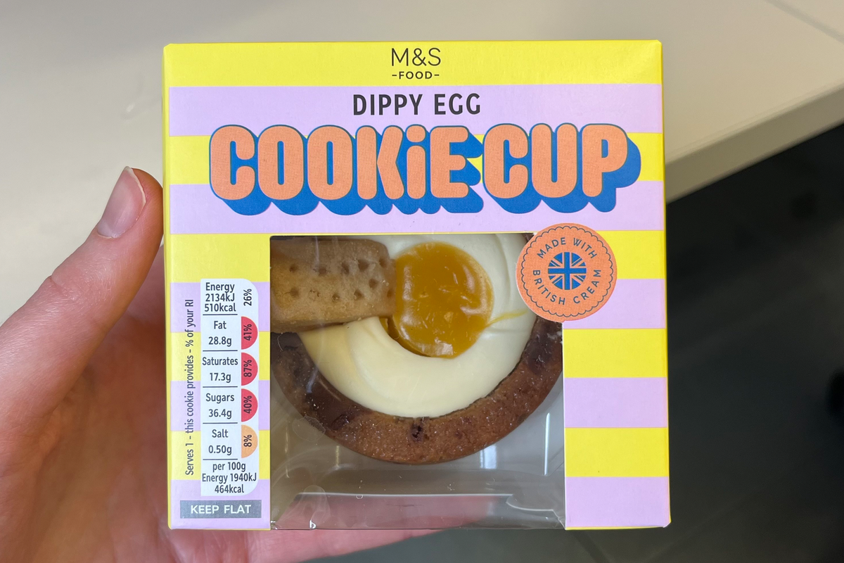 M&S has launched a cookie dippy egg cheesecake for…
