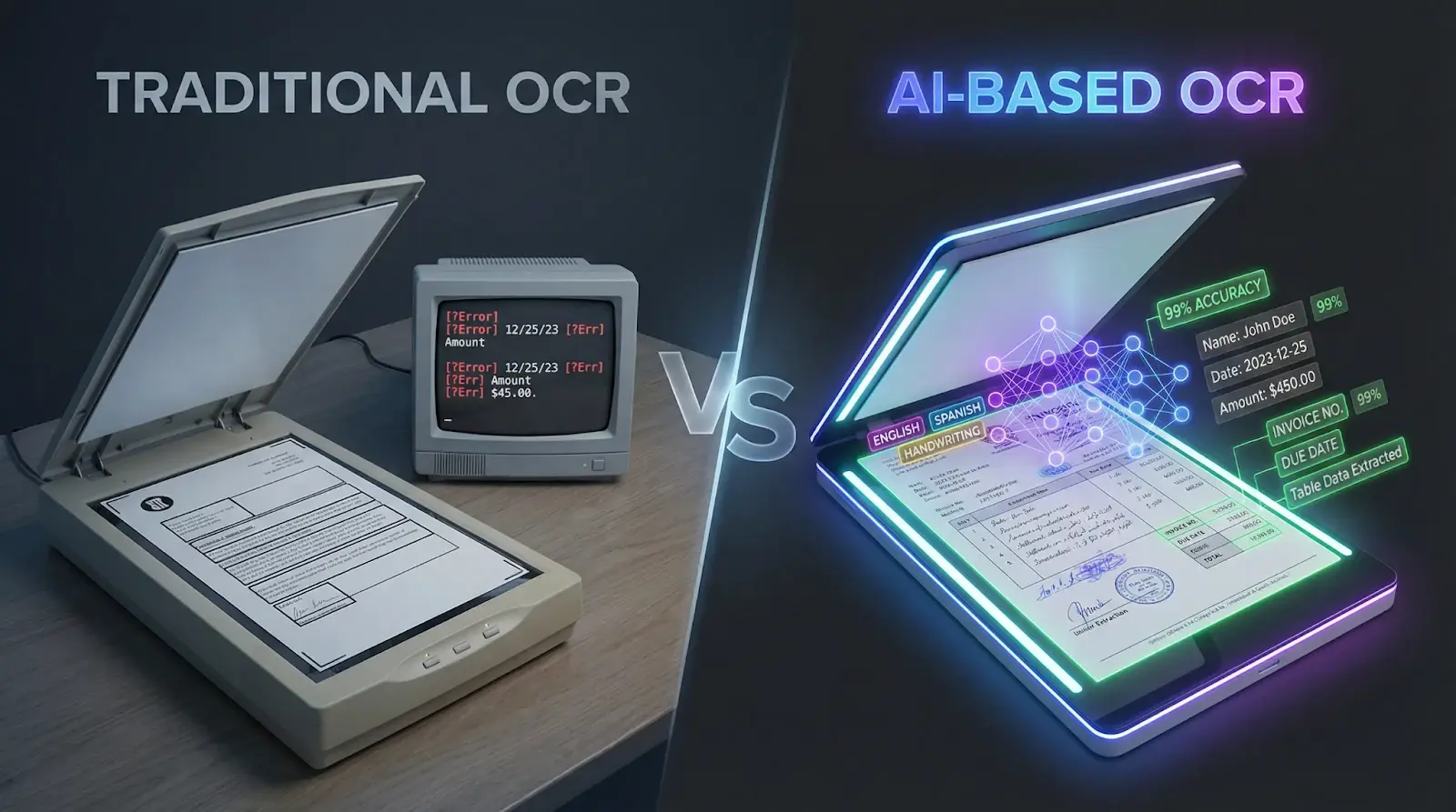 AI-Based OCR vs. Traditional OCR: Key Differences and…
