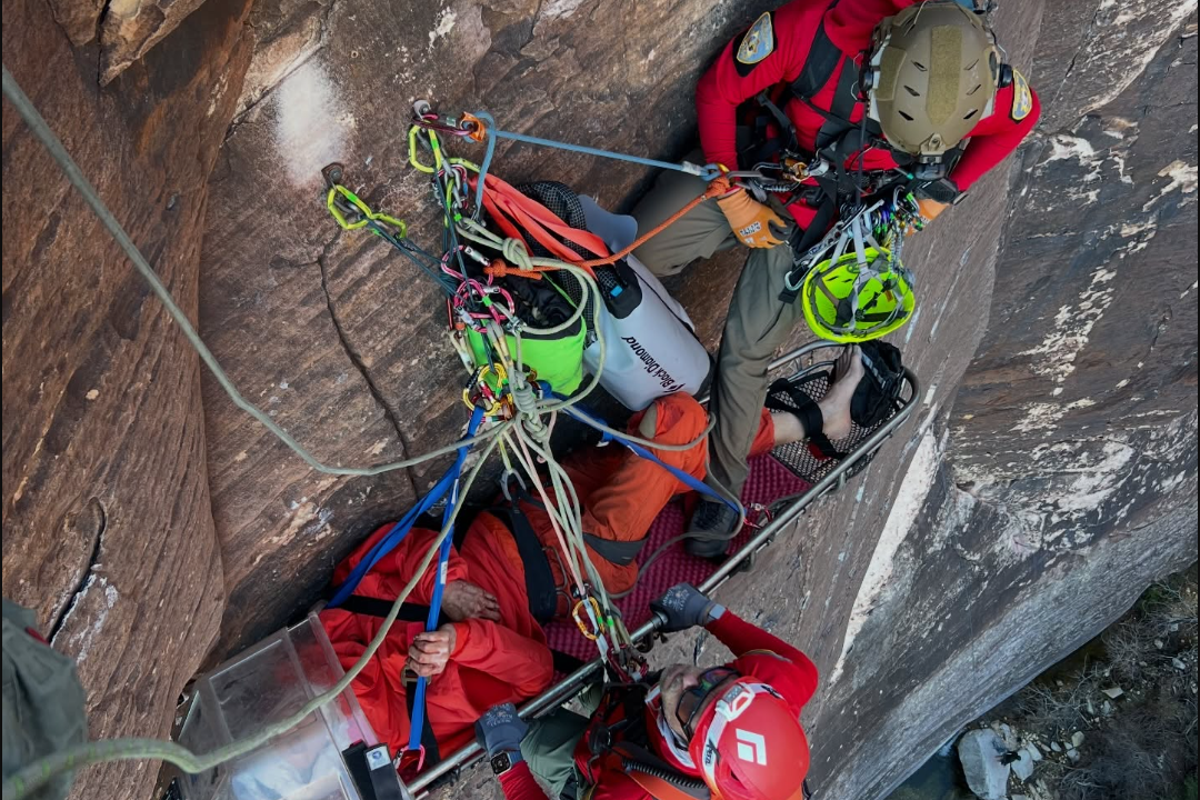 Climber survives fall of more than 40 feet thanks to…