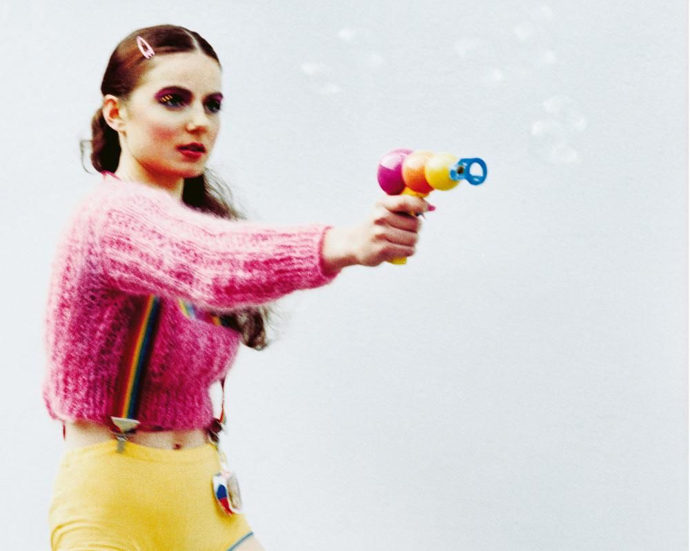 Pre-Spice Girls Geri Halliwell dressed as sci-fi…