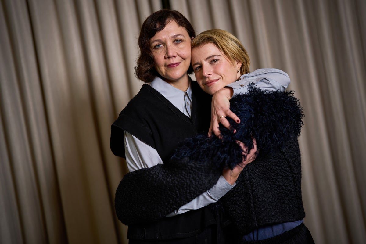 The director and ‘The Bride!’ Maggie Gyllenhaal and…