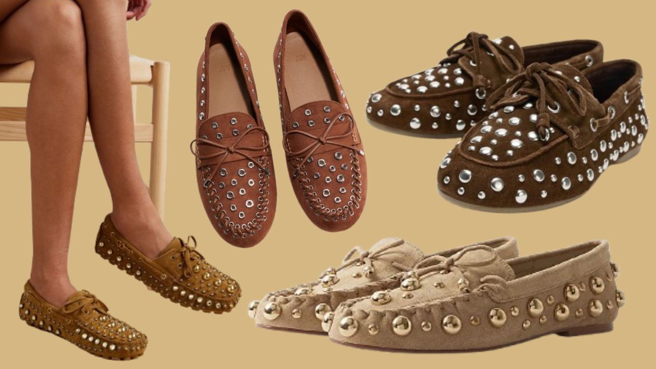Studded shoes are making a comeback, and these high…