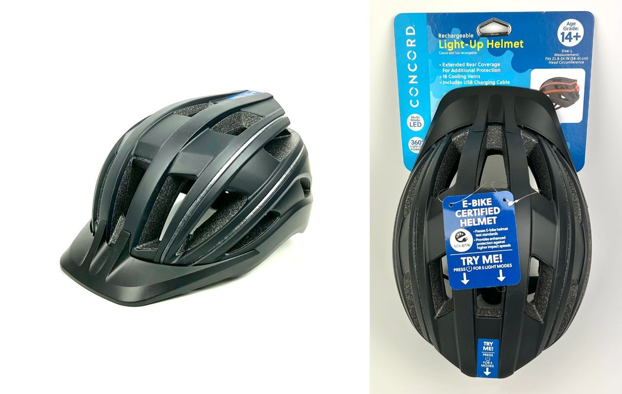 Customers urged to destroy helmets sold at Walmart as…