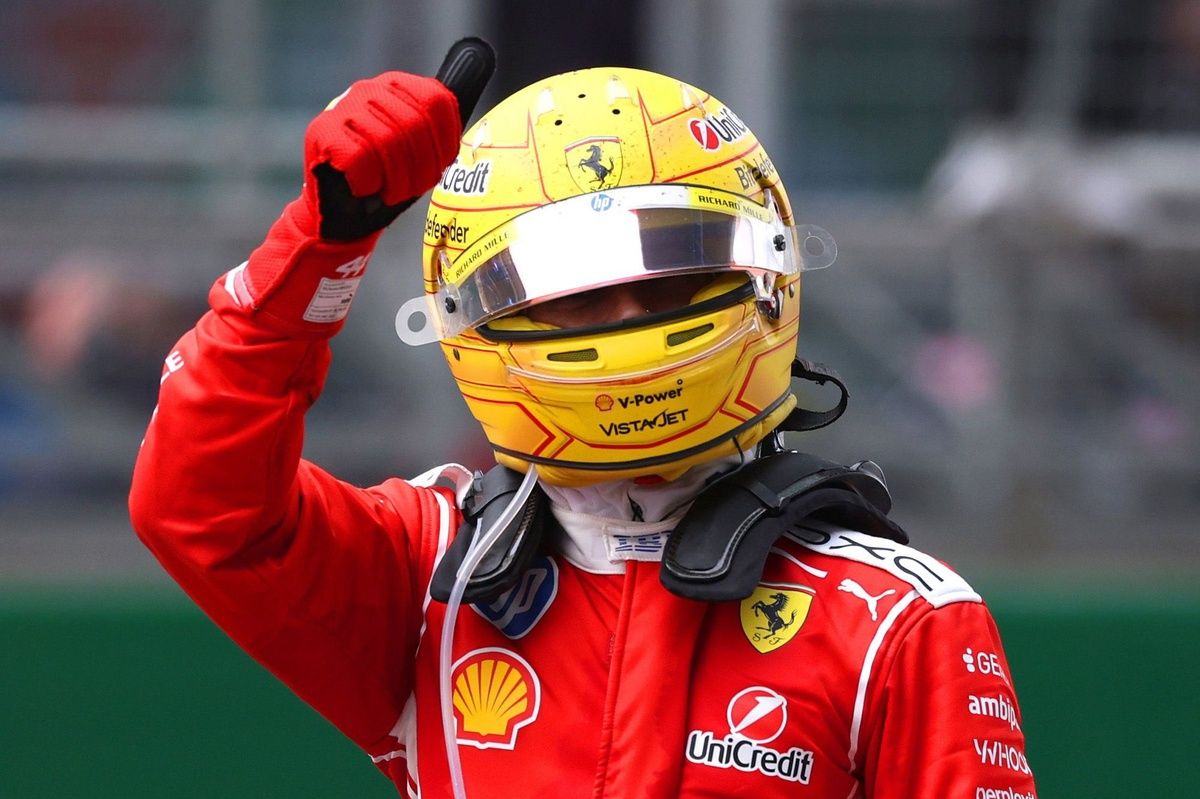 Lewis Hamilton's first Ferrari GP podium "one of the…