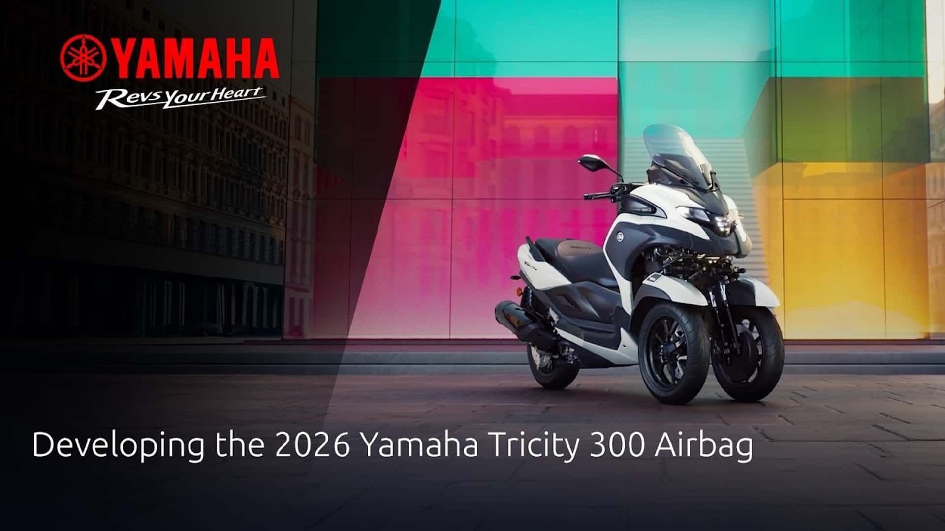 The Already Weird Yamaha Three-Wheeled Motorcycle Just…