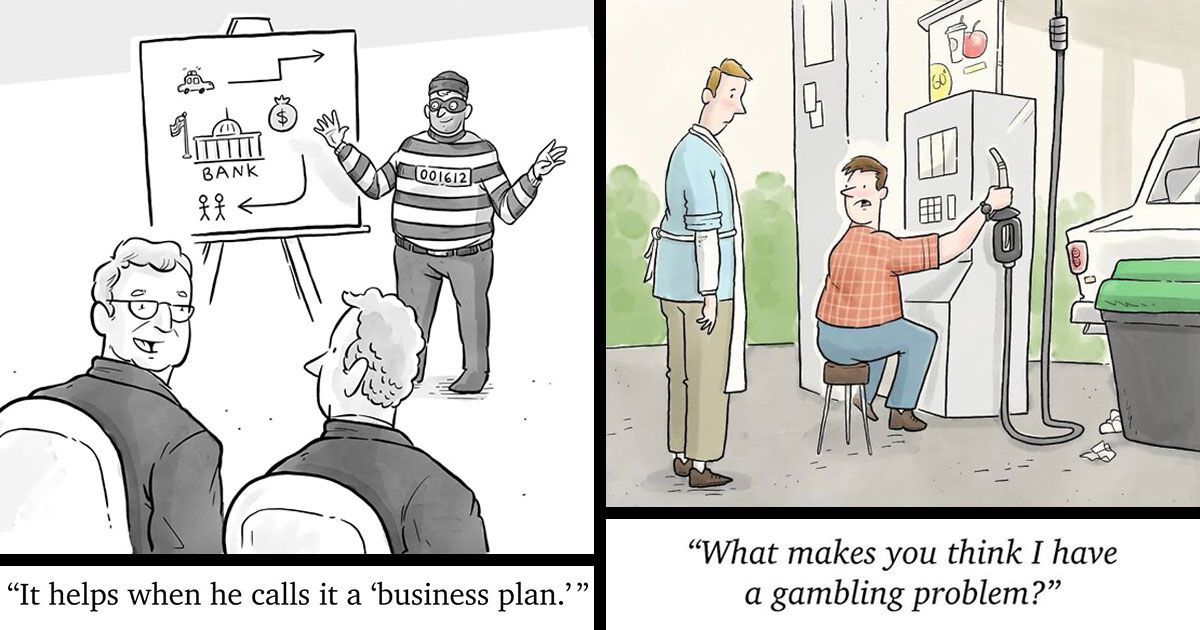 This Artist Created 43 New Comics Full Of Dry Humor…