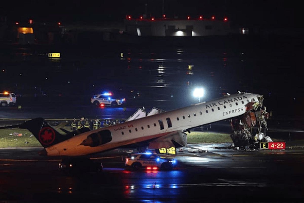 LaGuardia Airport Crash: ATC Audio to Air Canada…