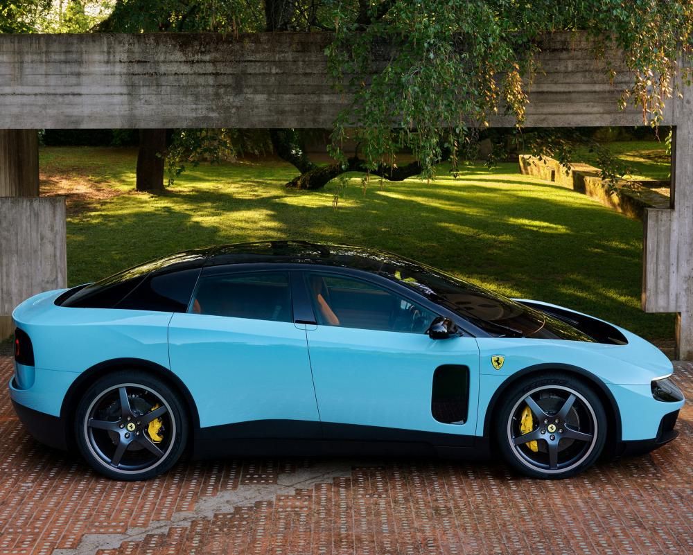 Ferrari shares fall after launch of first EV as Jony…