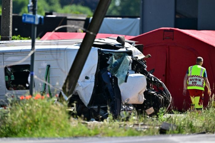 Four dead after train hits school bus in Belgium