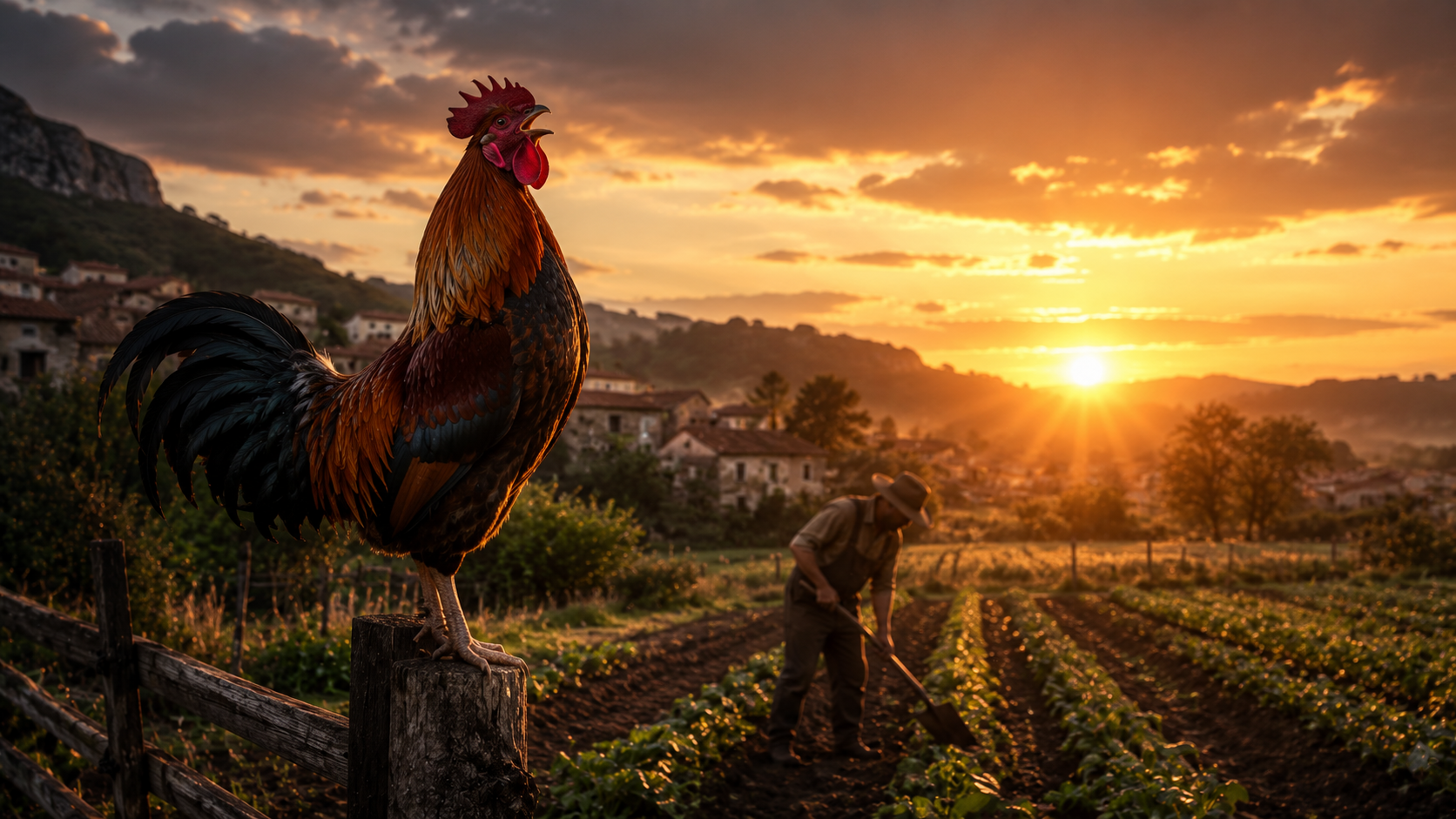 Spanish Proverb of the Day: ‘The loud rooster believes…