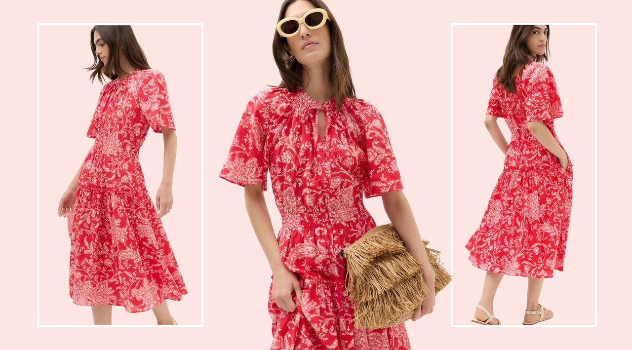 Trust me, this playful pink M&S dress will keep you…