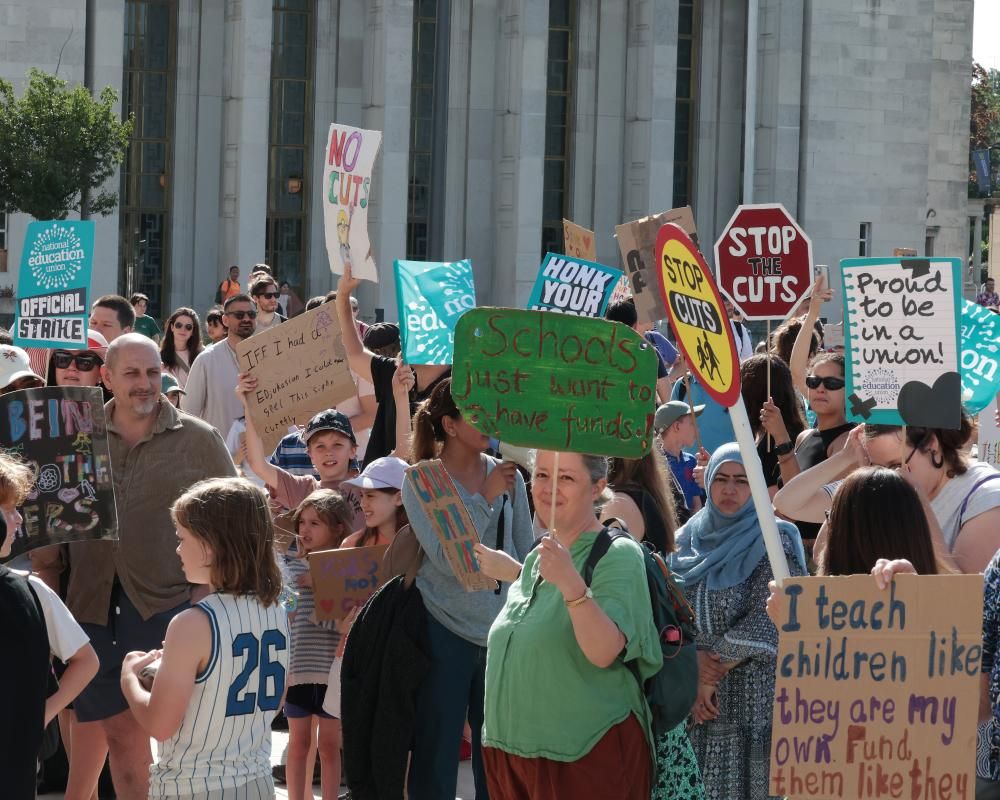 ‘Standing up for our children’: parents divided over…