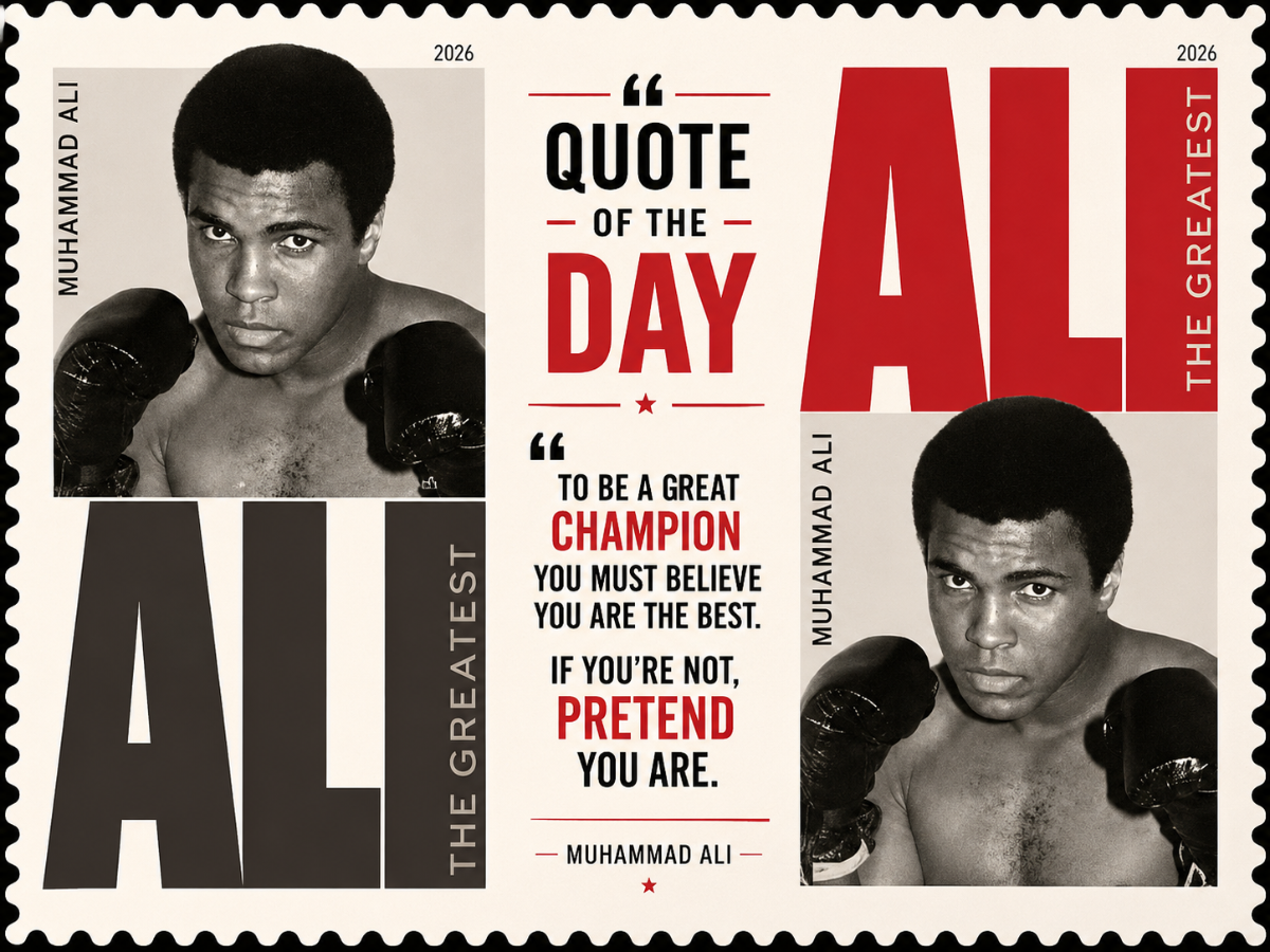 Best quote of the day by Muhammad Ali: 'To be a great…