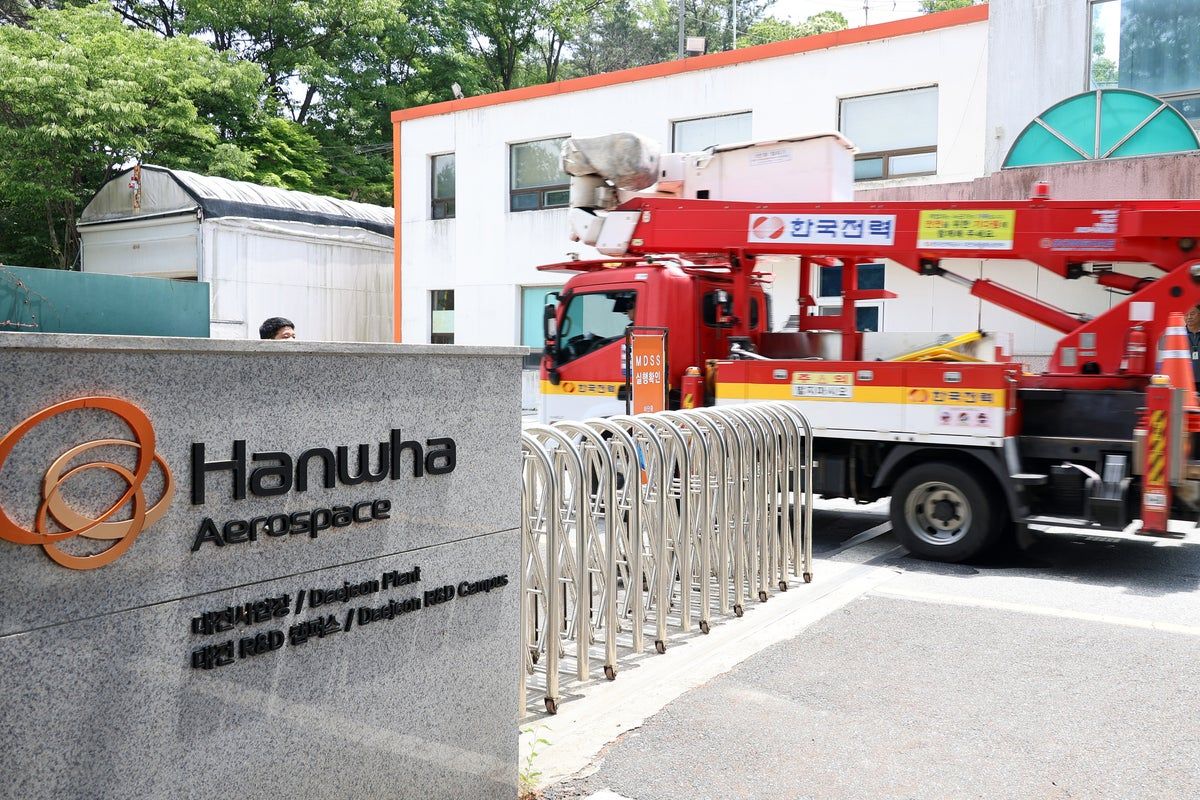 Explosion and fire at defense company in South Korea…