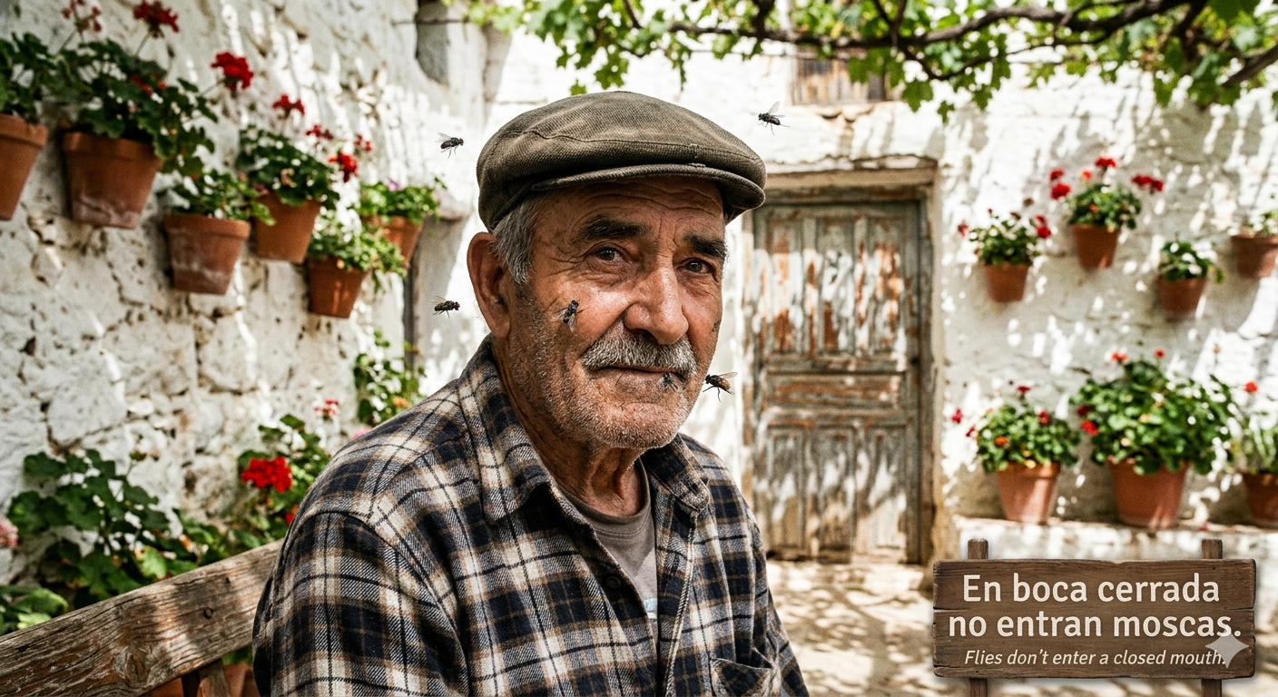 Spanish Proverb of the Day: 'Flies don’t enter a…