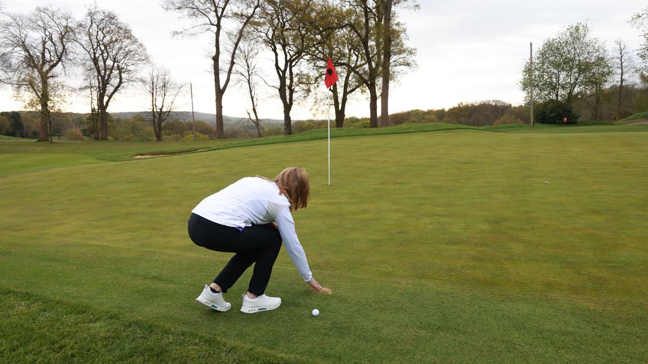 My Playing Partner Brushed Away Sand On The Fringe…