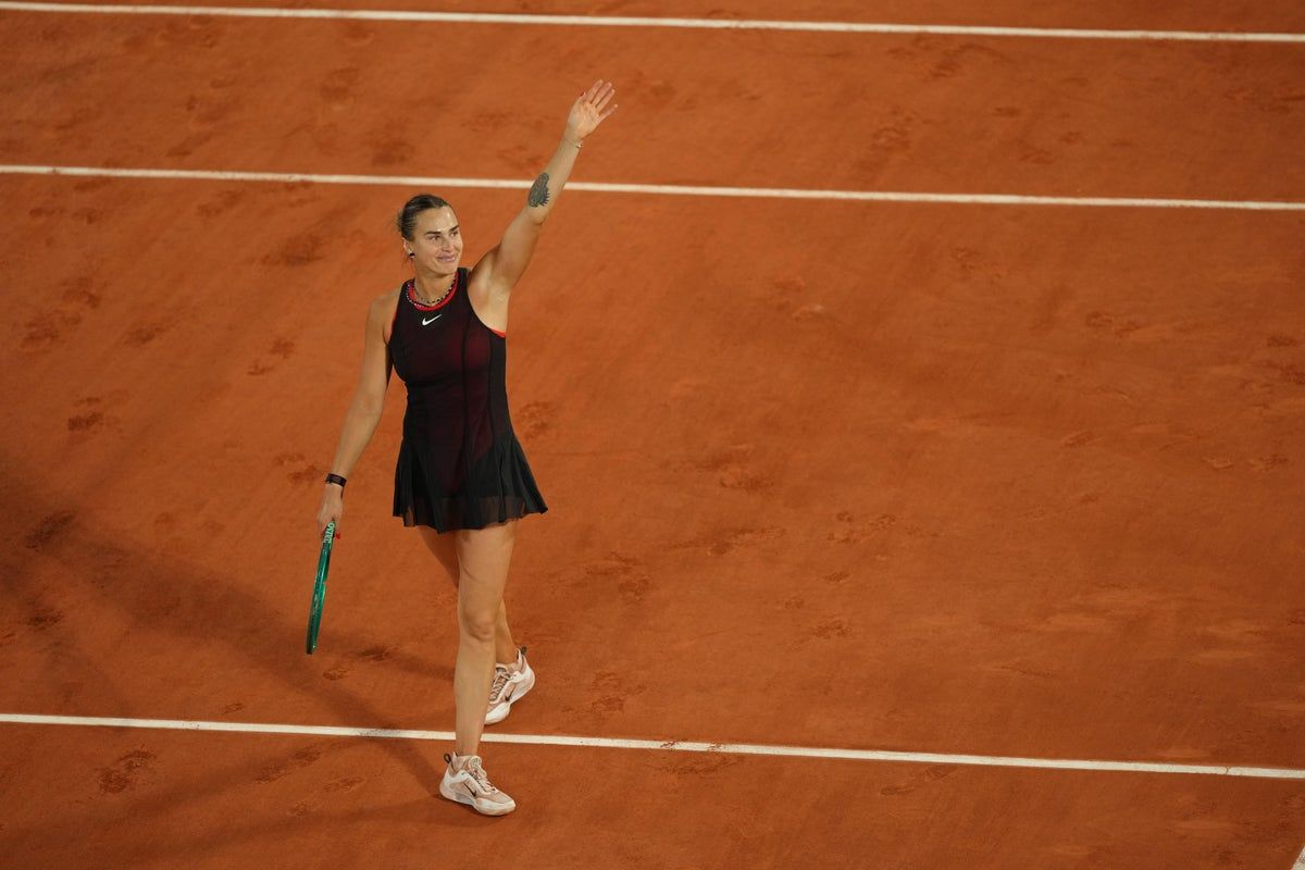 Aryna Sabalenka hopes for more women’s matches in…