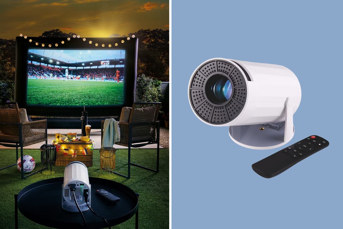 Aldi’s LED projector and inflatable screen are ideal…