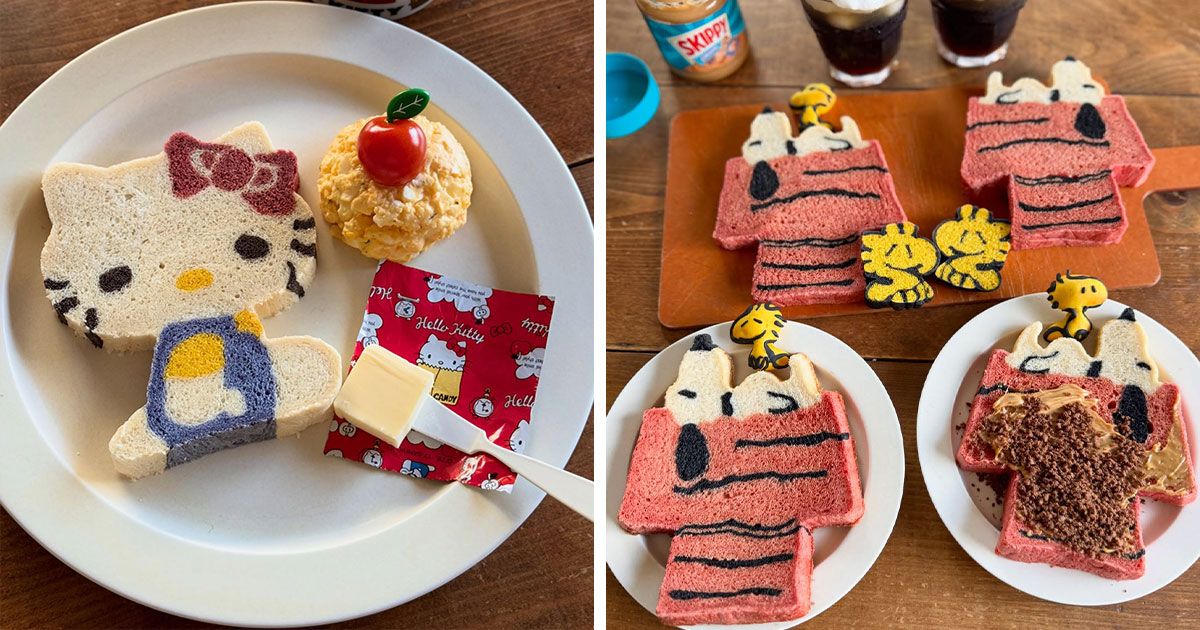 35 Adorable Bread Creations Of Iconic Characters Made…