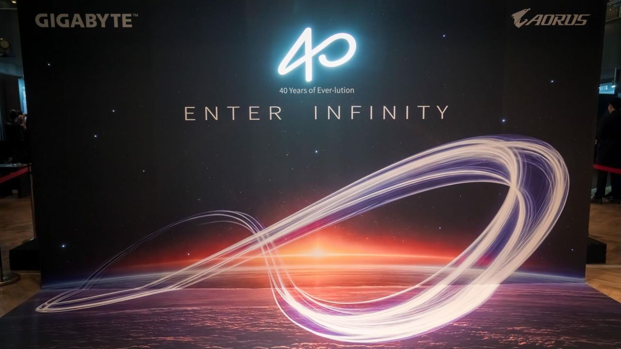 Gigabyte showcases new Infinity products for its 40th…