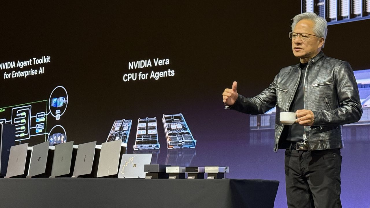 Jensen Huang says Nvidia wants to 'reinvent the single…