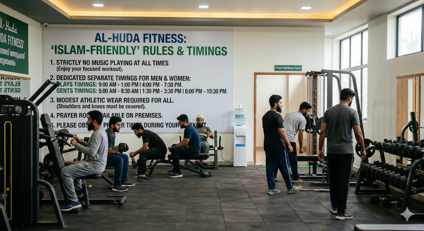 “Islam-friendly” gym in Kerala’s Palakkad? No music,…