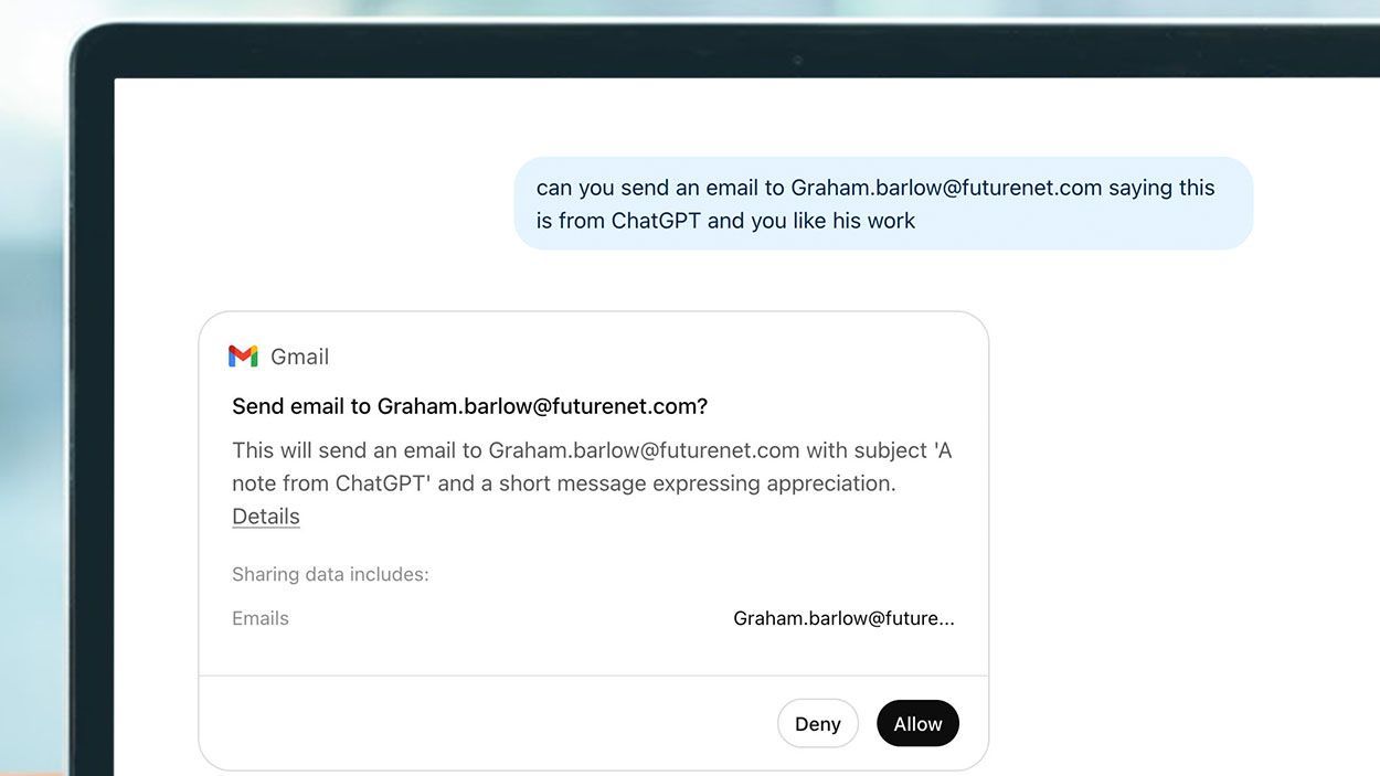 I sent an email without opening Gmail thanks to…
