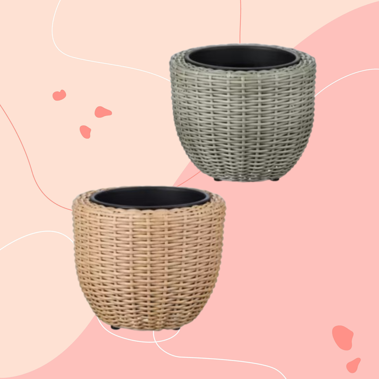 Aldi's luxury-look rattan planters nail the coastal…