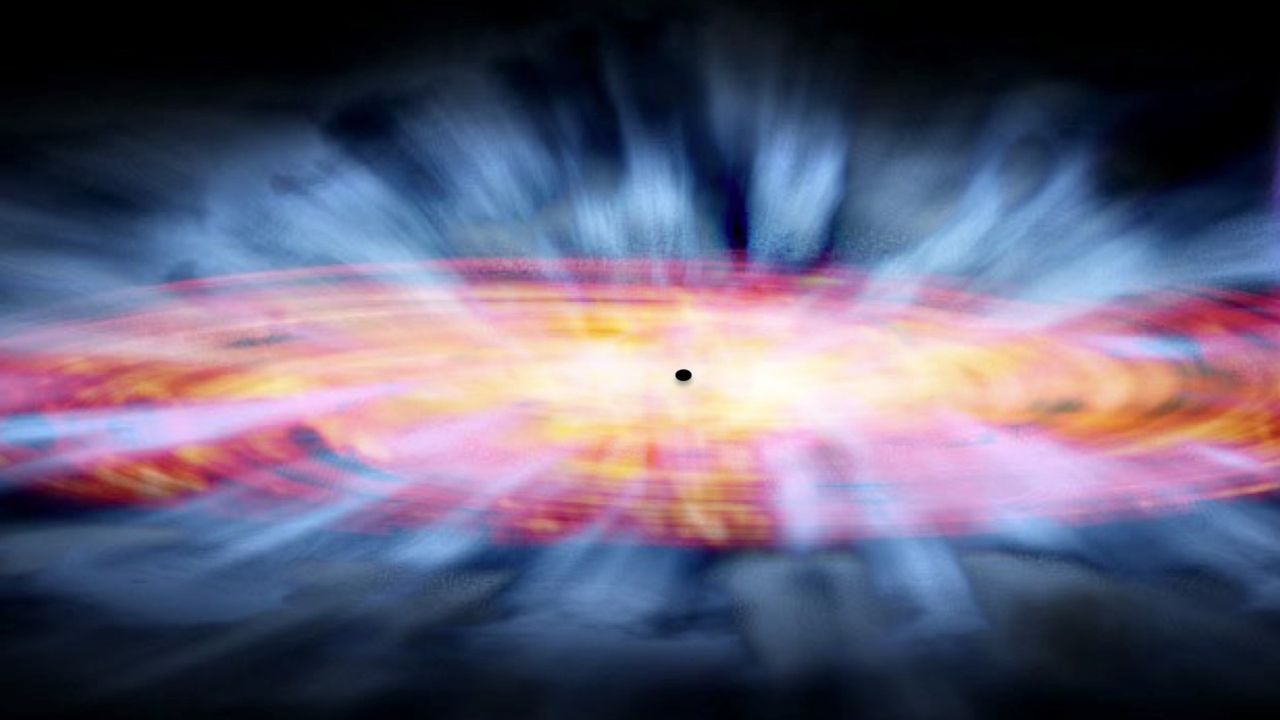 These record-breaking black hole winds could create a…