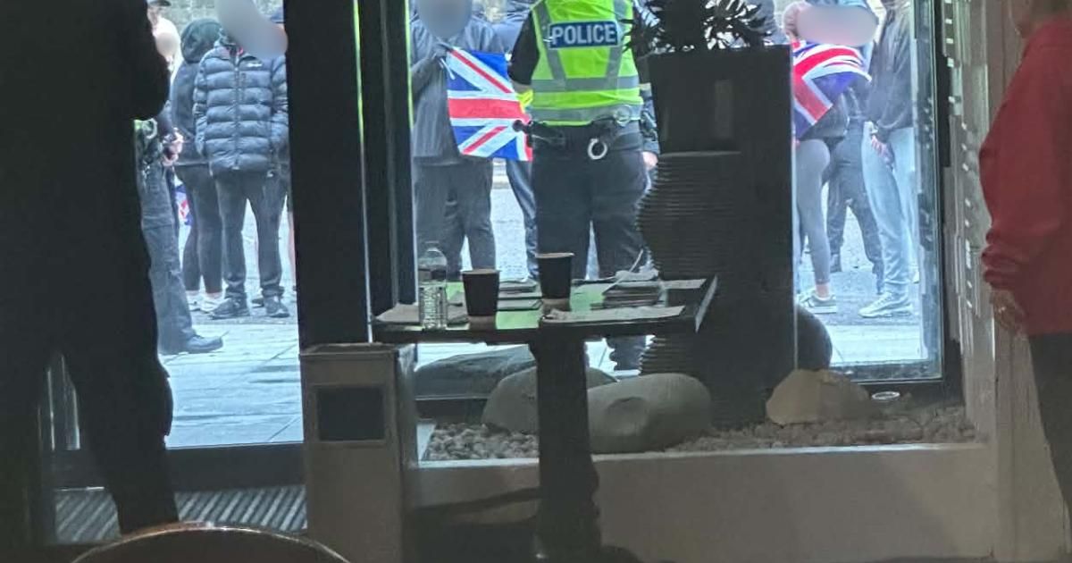Police descend on Scottish hotel as wave of protests…