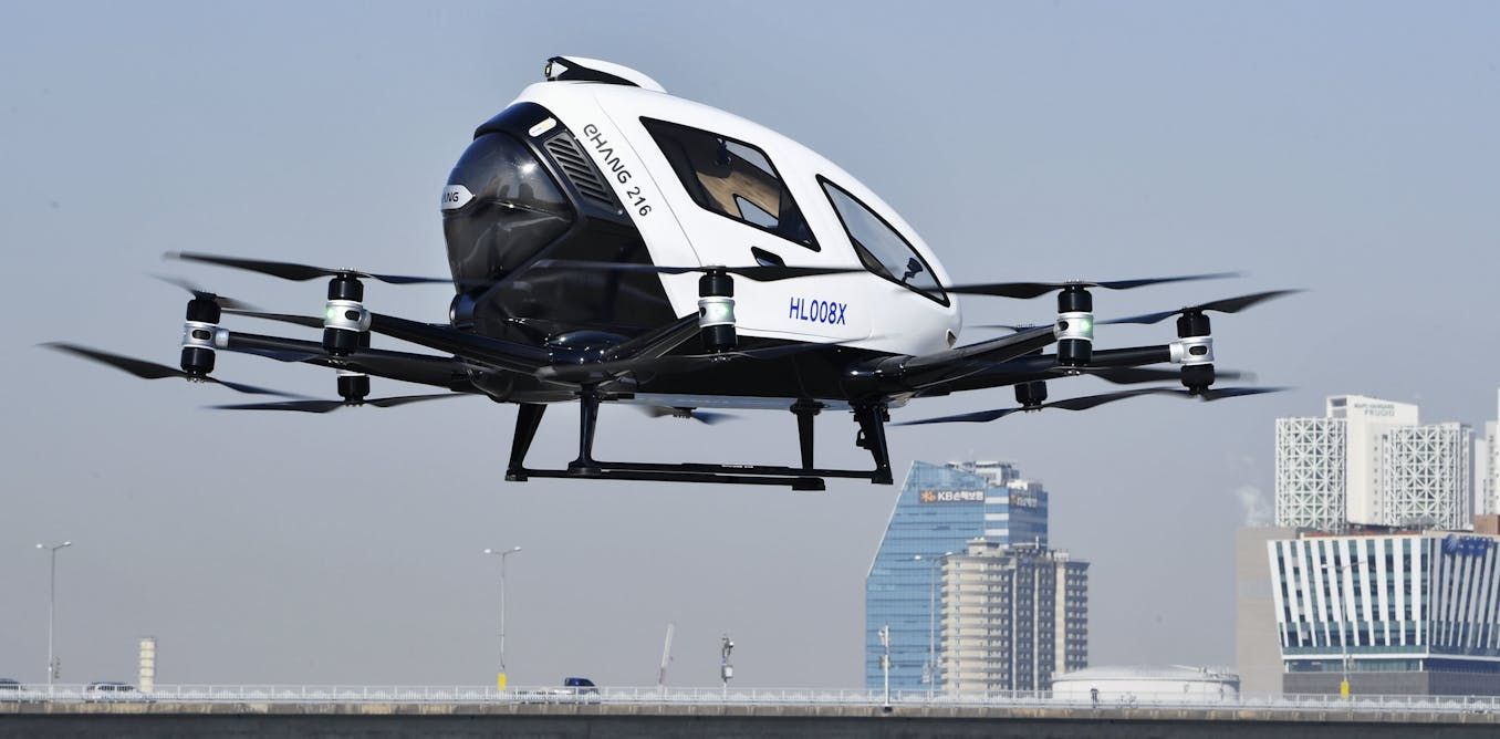 Flying taxis and delivery drones could soon crowd city…