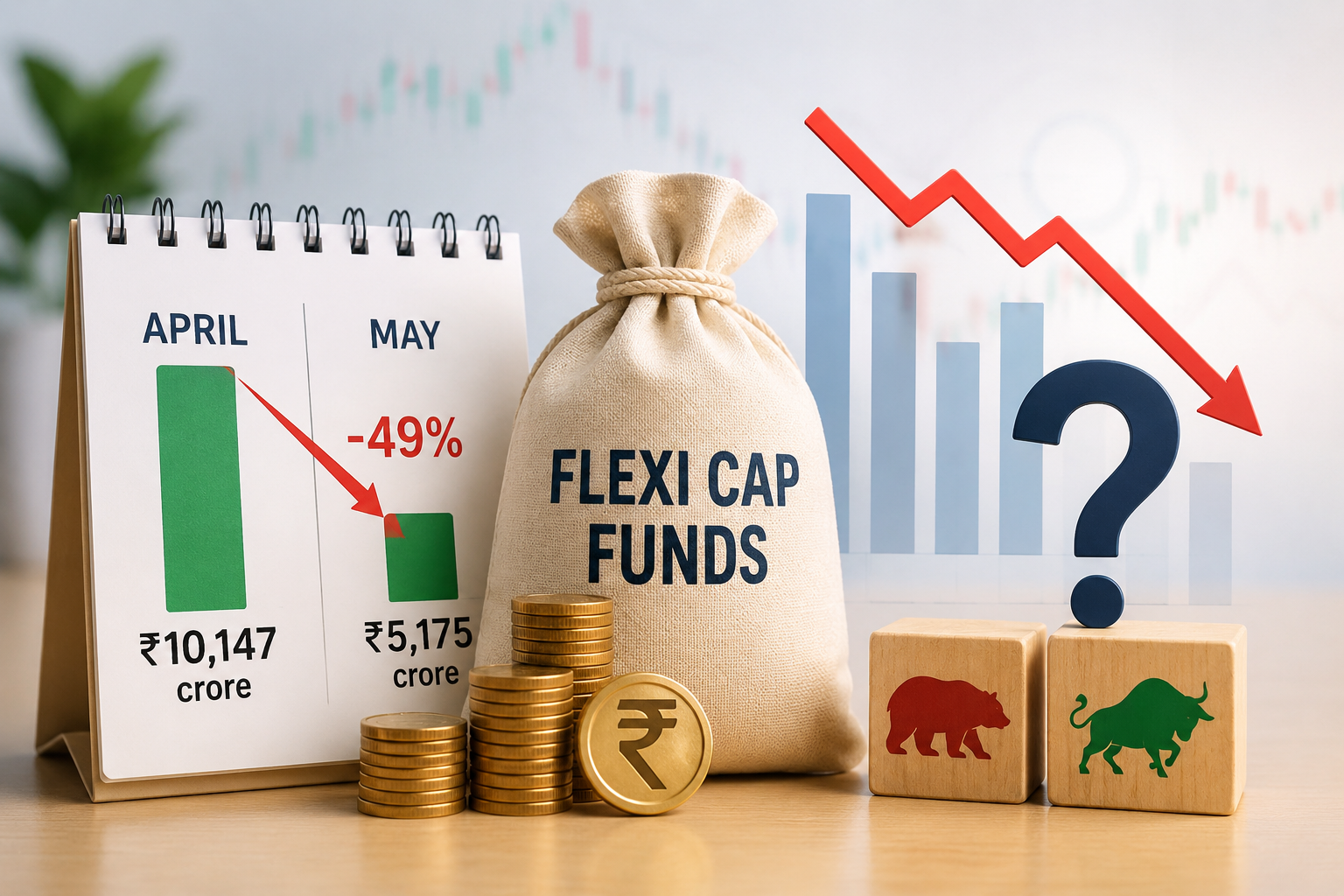 Flexi cap fund inflows halve to Rs 5,175 crore in May…