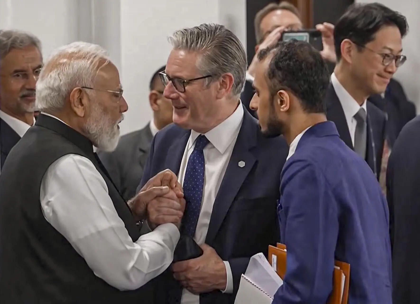 'We did it': Modi, Starmer caught on mic hinting at…