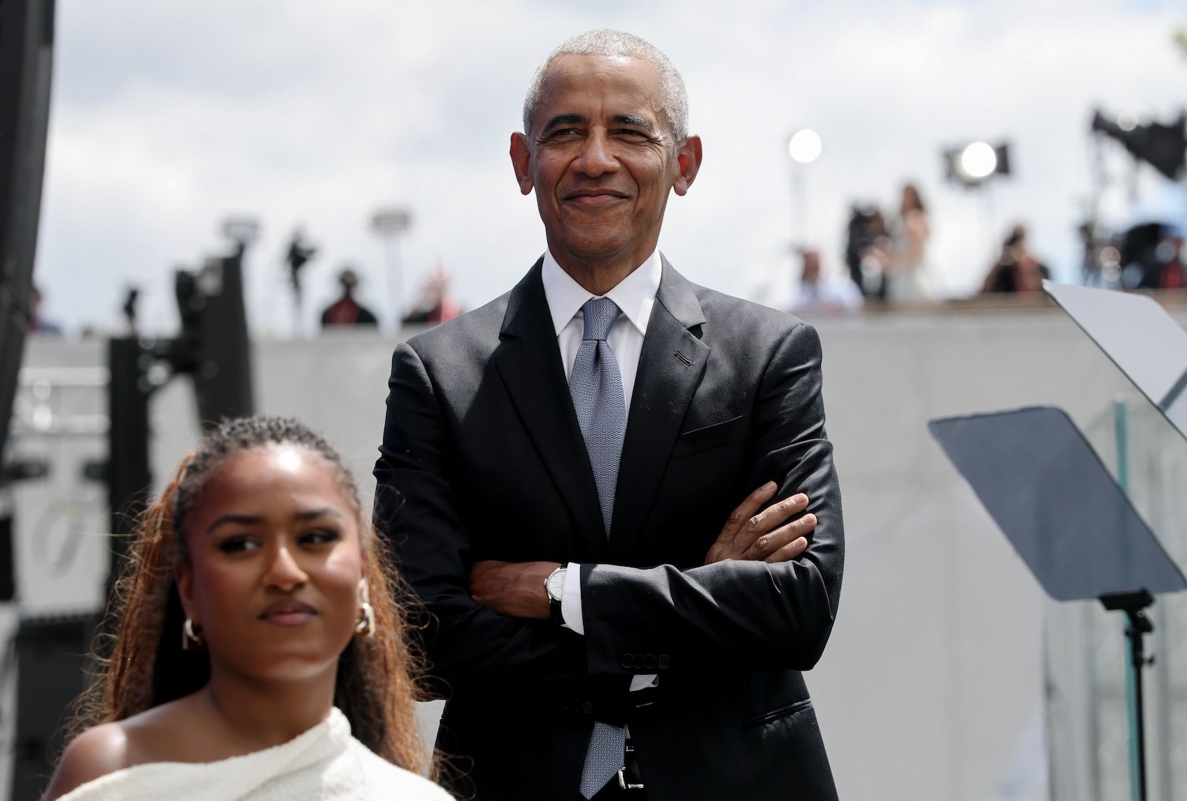 Trump's envy soars over Obama Center