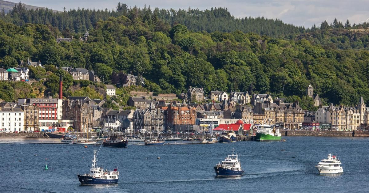 Cruise worker dies after falling from ship near Oban