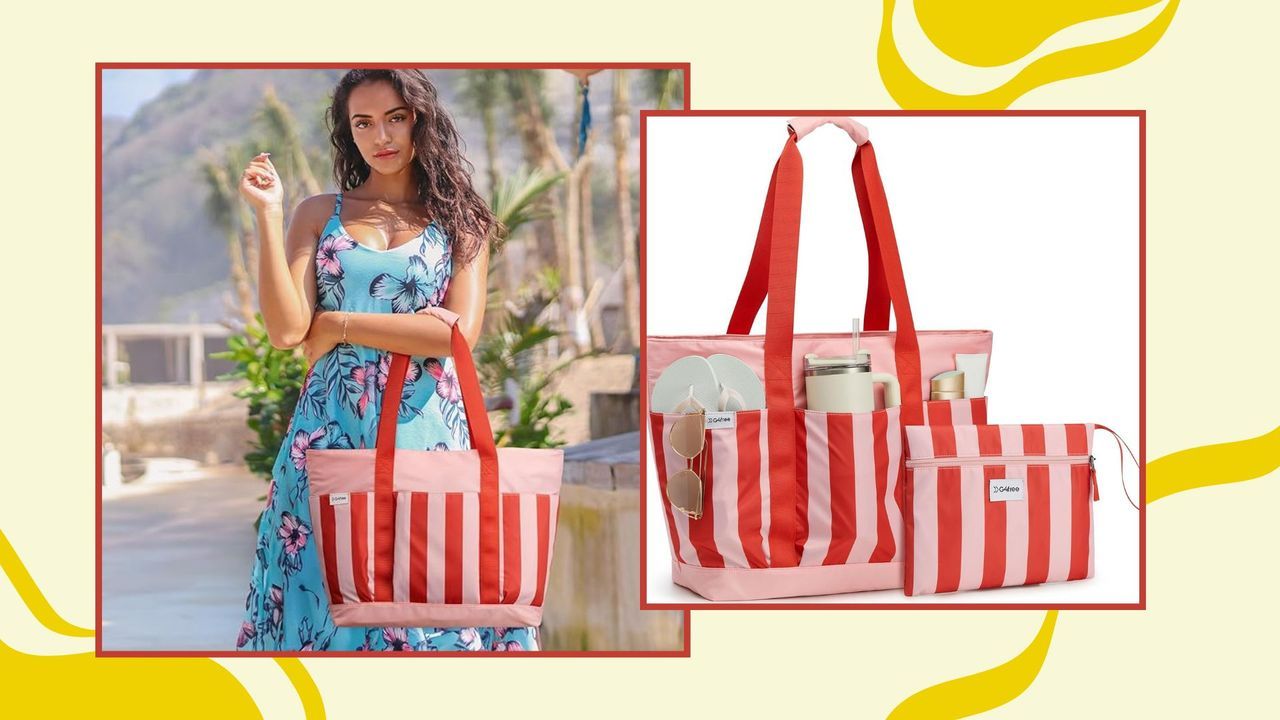 This sand-proof beach bag is a summer holiday saviour…