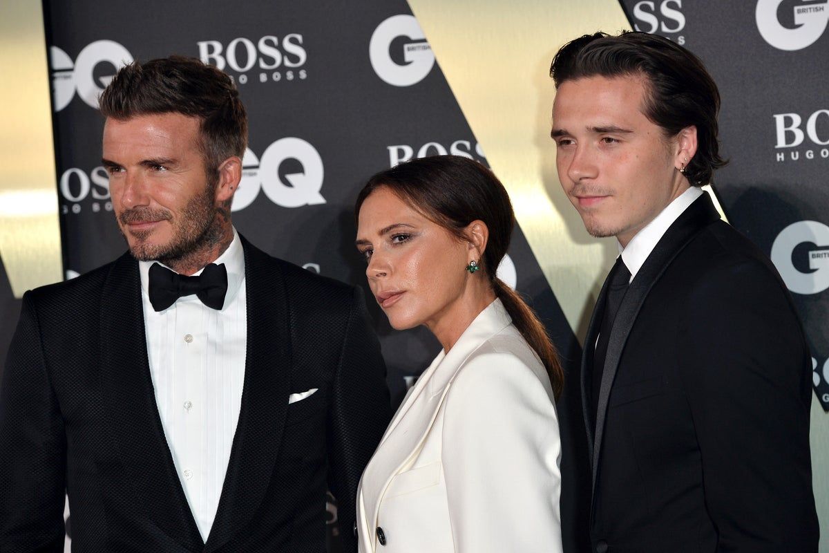 David Beckham shares pictures of Brooklyn on Father’s…