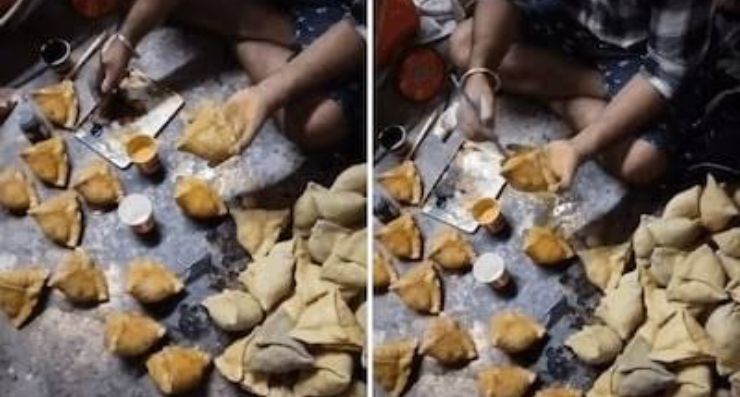 Viral Video Shows “Samosas Being Painted,” Sparks…