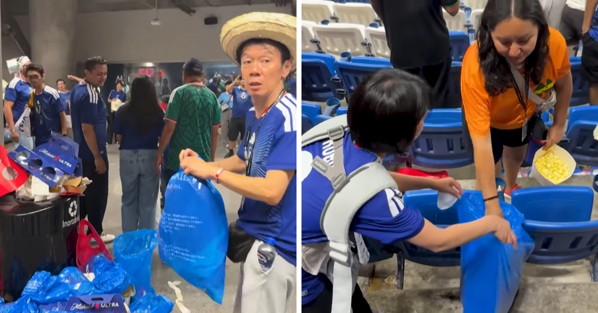 Japanese Men's Viral World Cup Clean-Up Sparks Brutal…