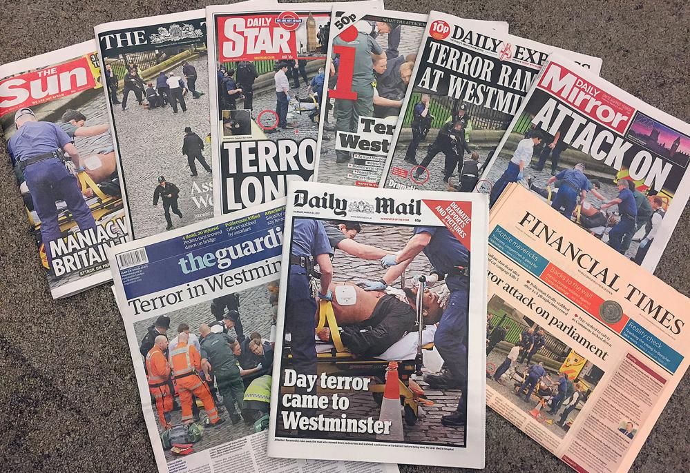 Attack on Westminster: how the papers reported a…