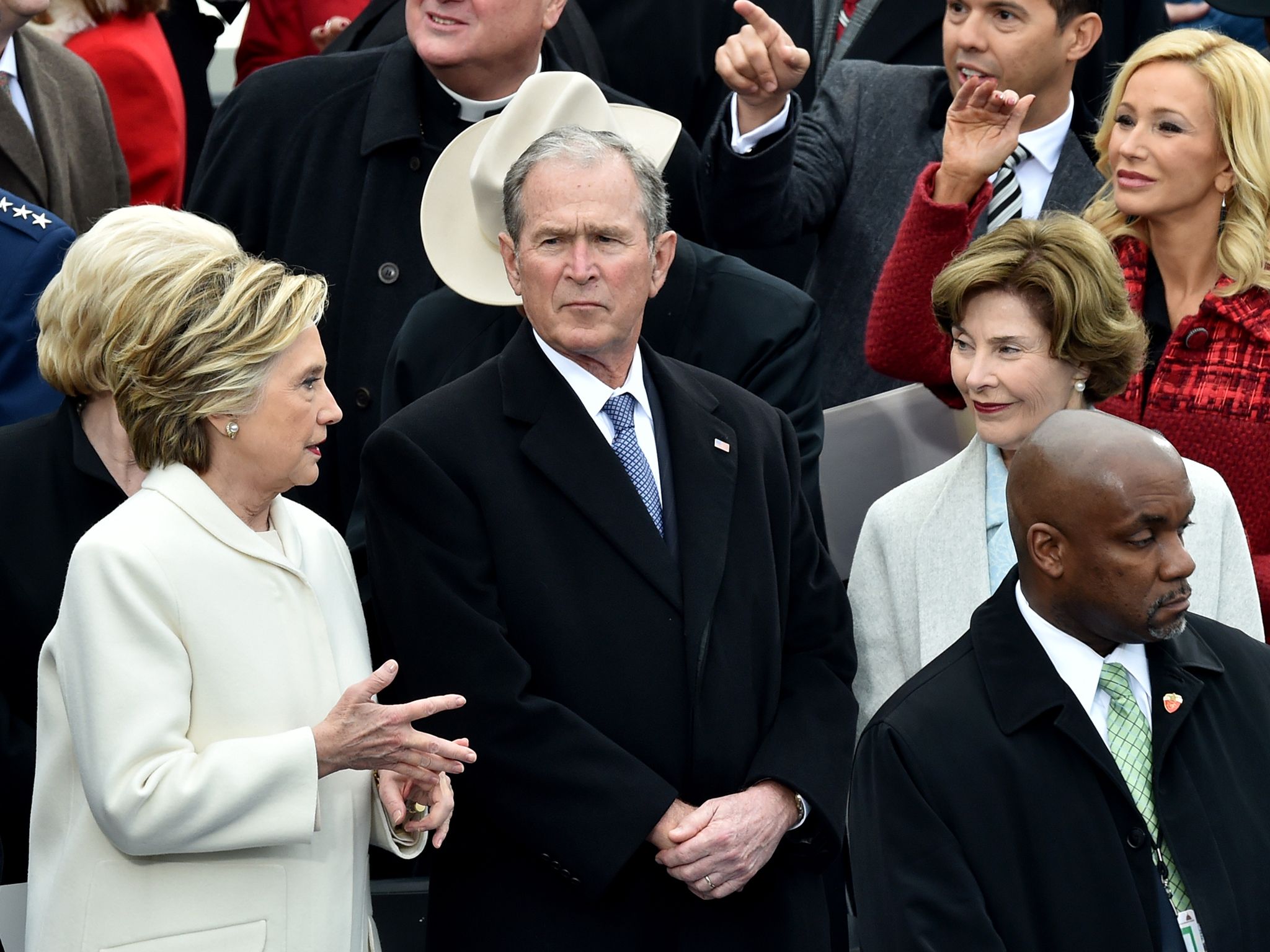George Bush thought Donald Trump's inauguration 'was…