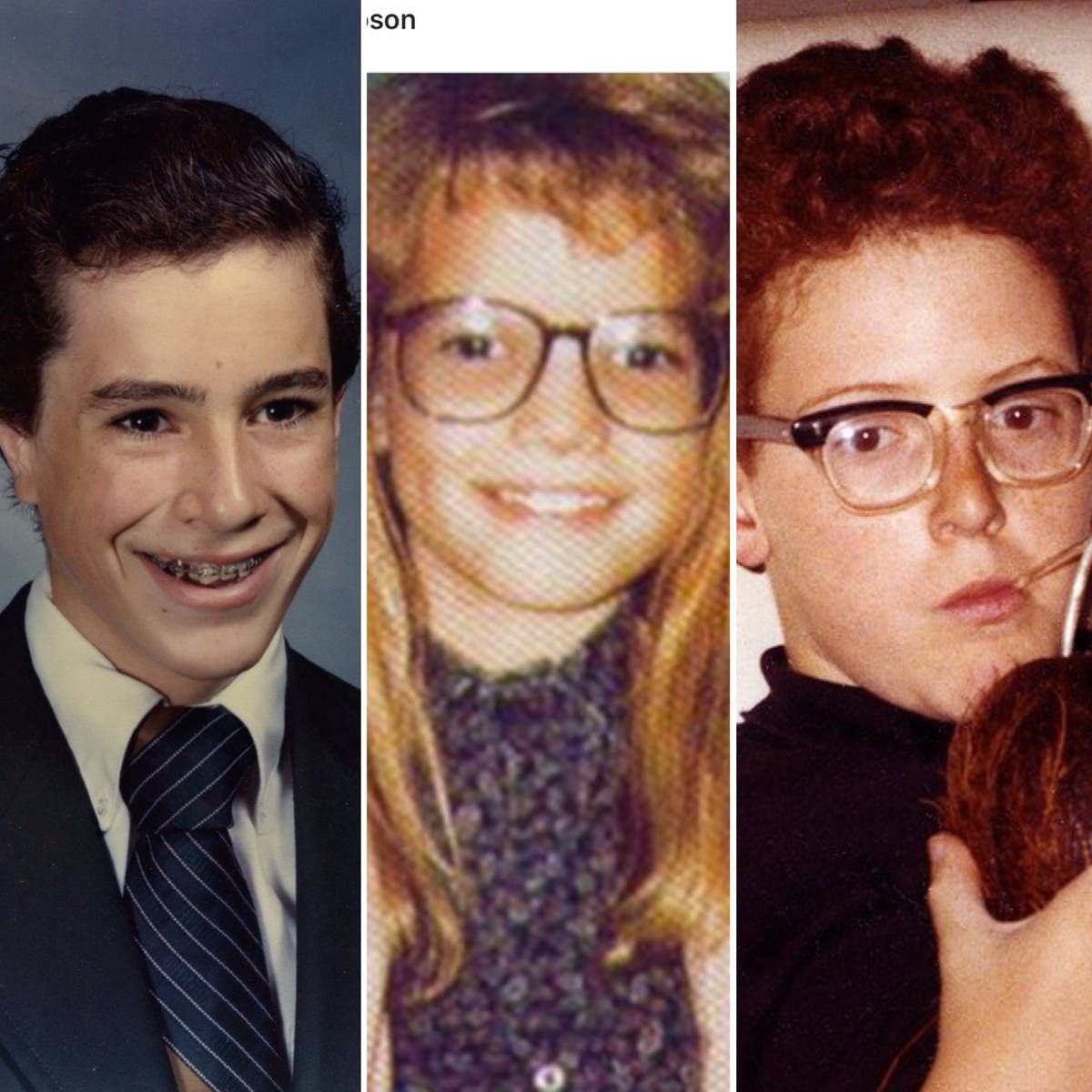 Celebs share their most embarrassing teenage photos