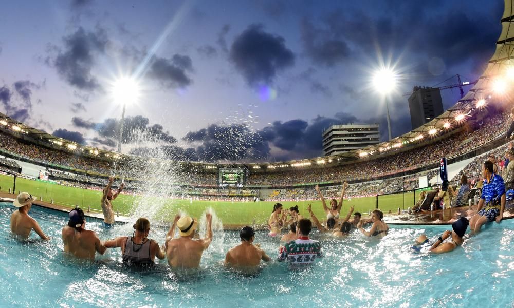 The Gabba Pool Deck: just a way to get women in…
