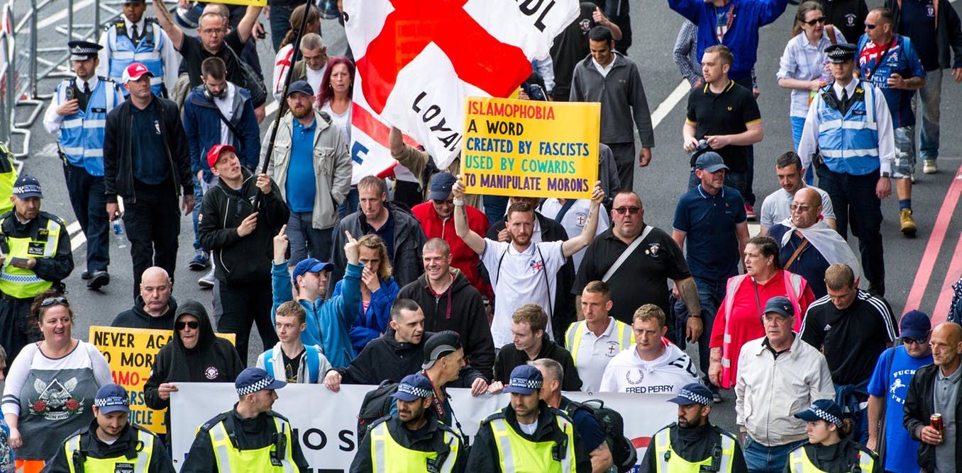 Alt-right claims to march in step with the Knights…