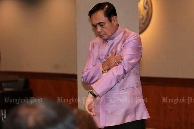 Prawit on his own in watch row