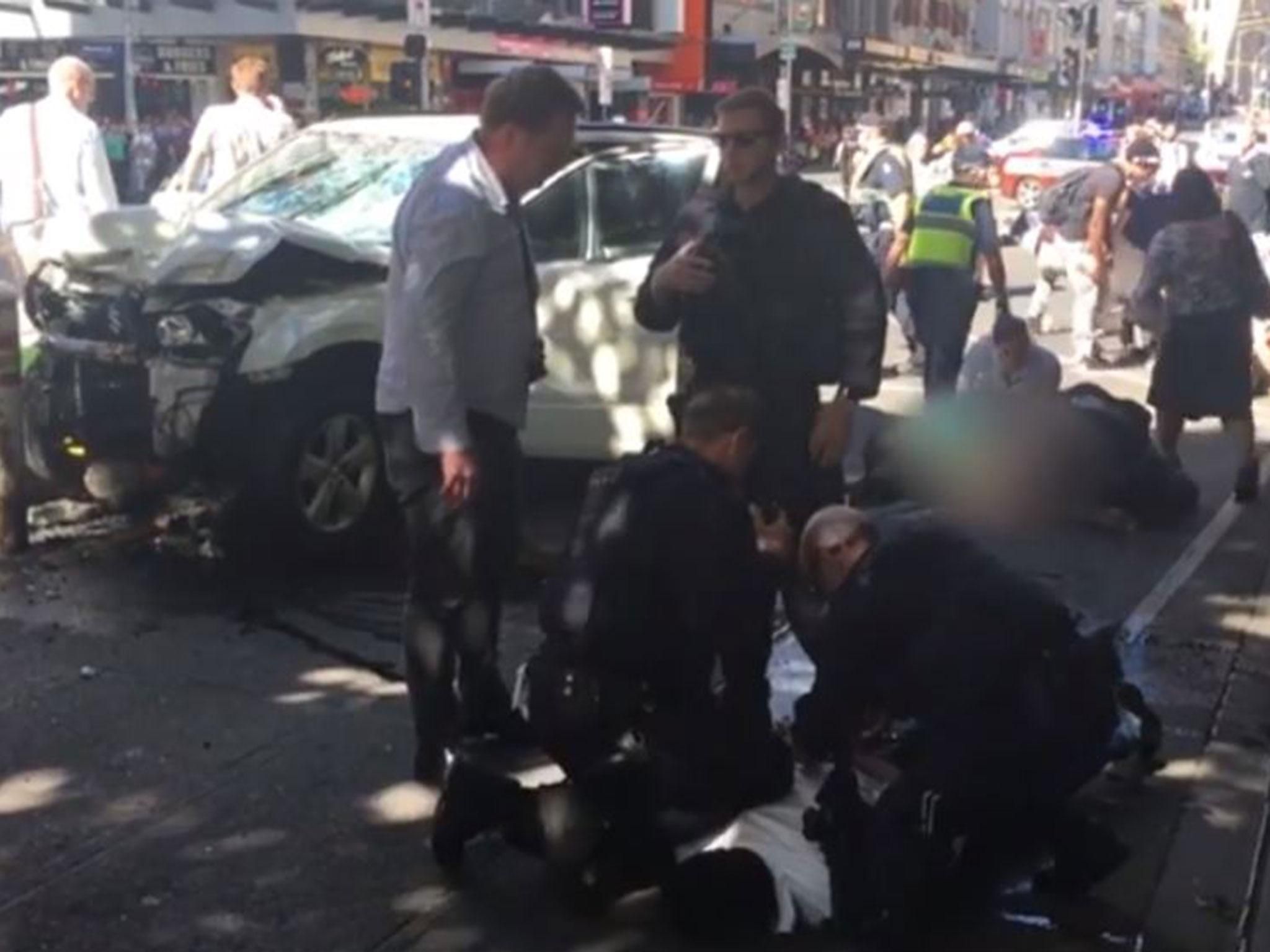 Melbourne car crash: Video emerges of suspect being…