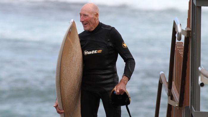 WA's surfing pioneer sips from the fountain of youth…