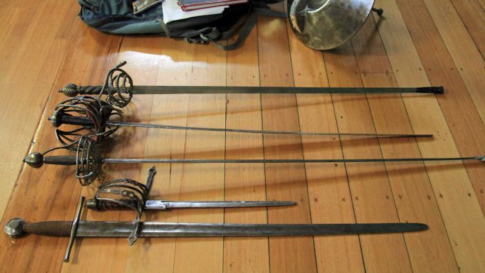 Keeping ancient art of sword fighting alive
